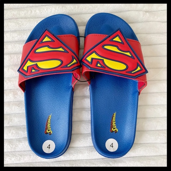 DC Comics | Shoes | Superman Slide Sandal | Poshmark